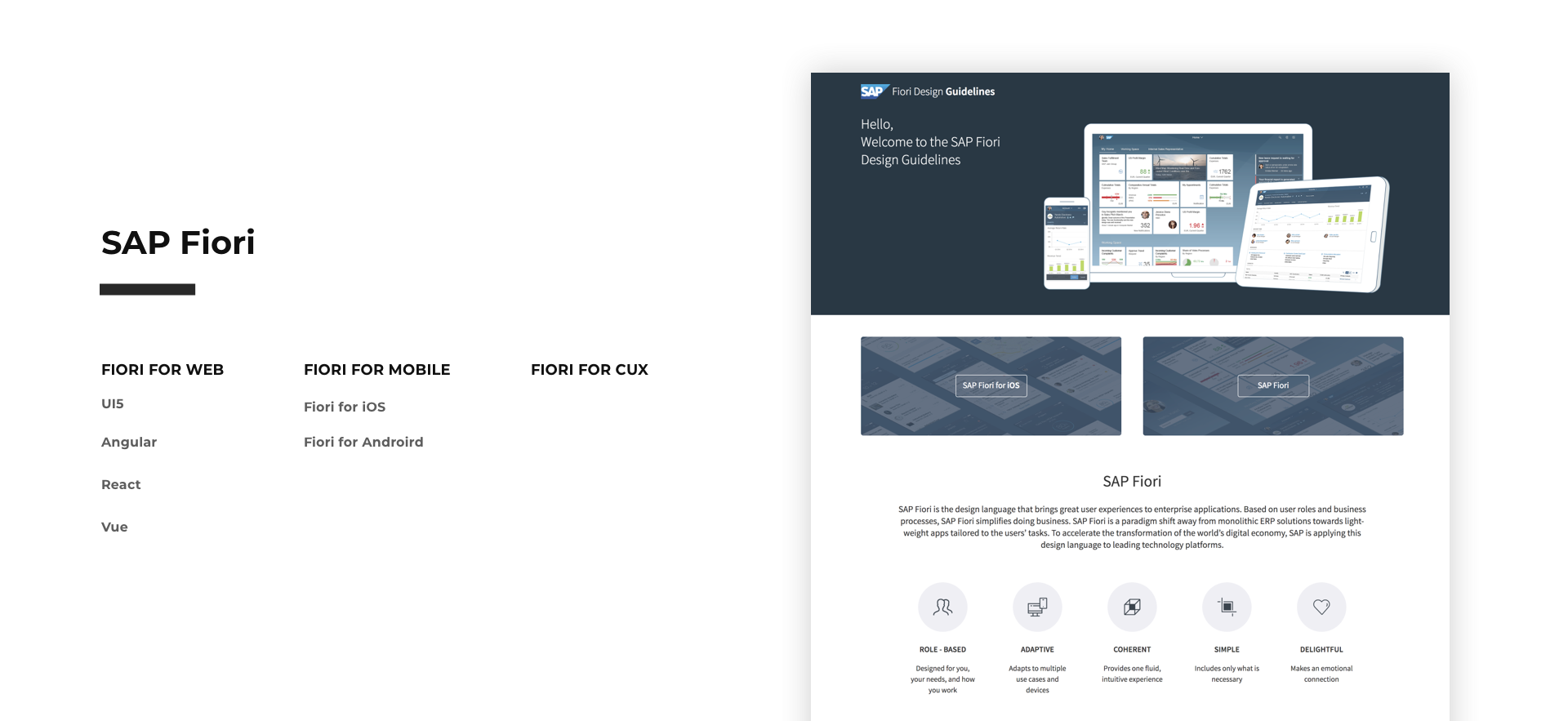 Fiori Design System – AboveTheFold